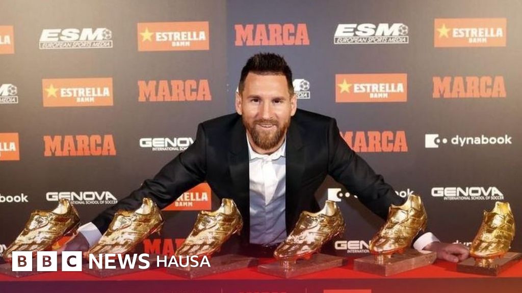Messi ya karbi takalmin zinare na shida - BBC News Hausa