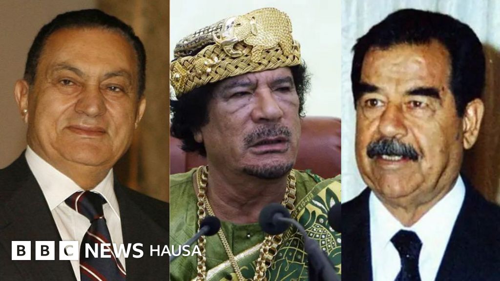 Shugabannin Larabawa shida da aka hamɓarar bayan sun yi ƙaurin suna ...