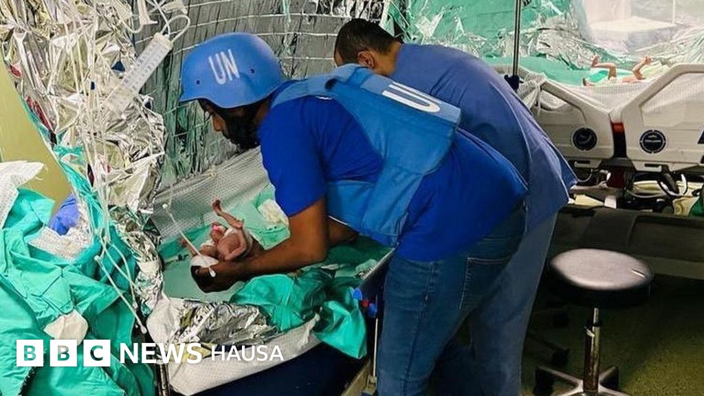 Isra'ila da Gaza: Yadda aka kwashe jarirai bakwaini daga asibitin Al ...