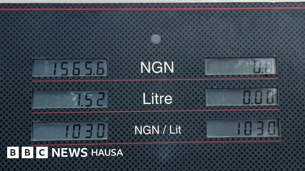 Sabon farashin litar mai a gidajen man NNPCL ya koma N1,030 a Abuja - BBC News Hausa
