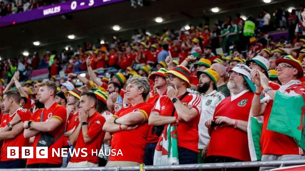 Ba a tsare mai goyon bayan Ingila ko Wales ba a Qatar - BBC News Hausa