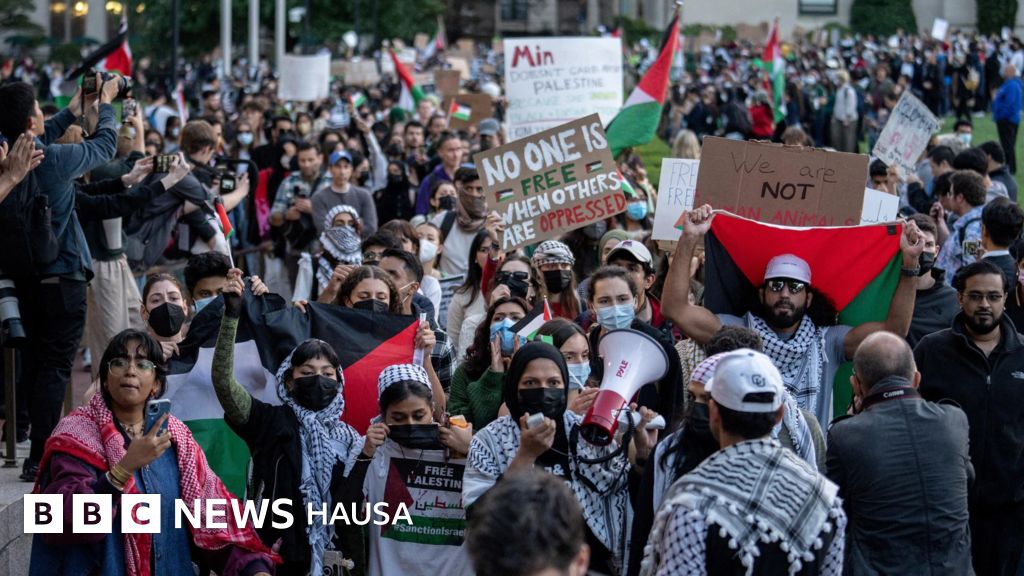 Rikicin Gaza na rura wutar tunzuri a manyan makarantun Amurka - BBC ...