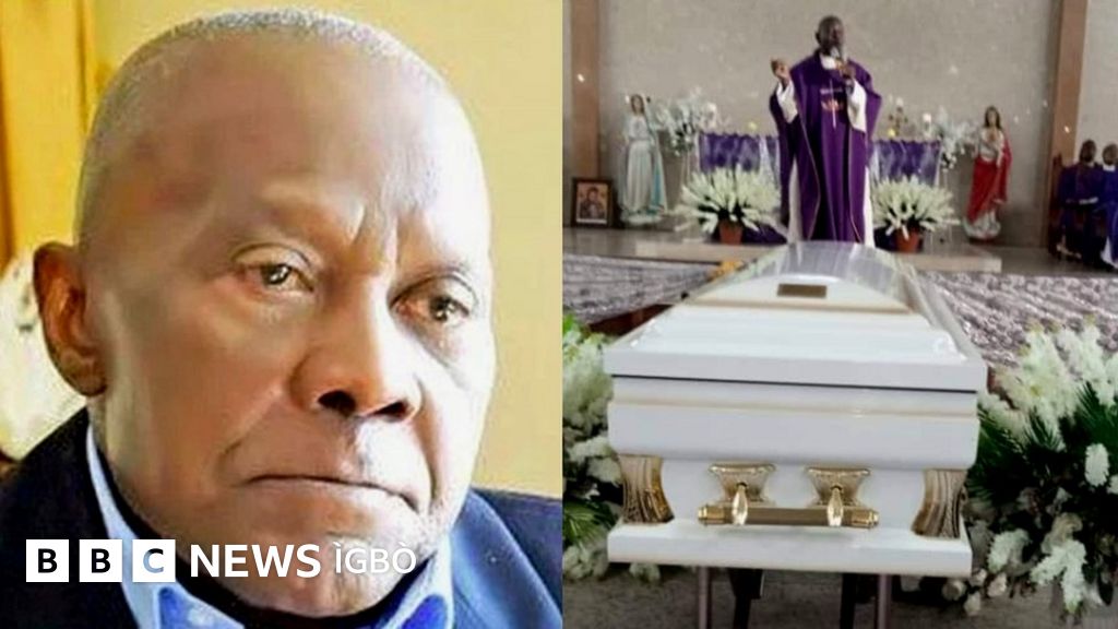 Arthur Nzeribe Buried: Etu mmemme akwamozu ya siri gaa - BBC News Ìgbò
