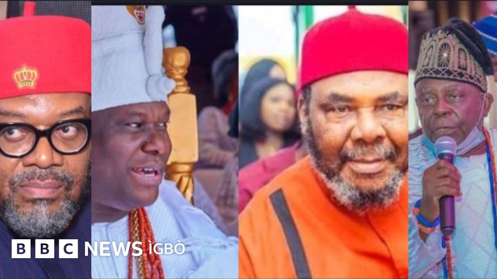 Ooni of Ife,Pete Edochie handshake: Ihe ndị chiri echichi Igbo na ...