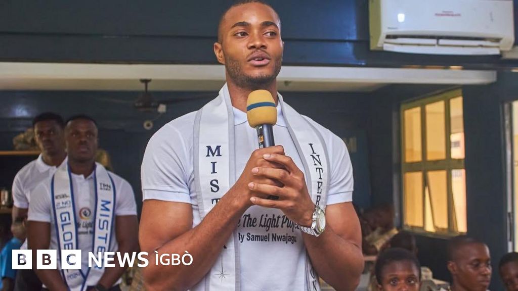 Etu m siri bụrụ Mr International mbụ si Naịjirịa - Samuel Nwajagu - BBC News Ìgbò