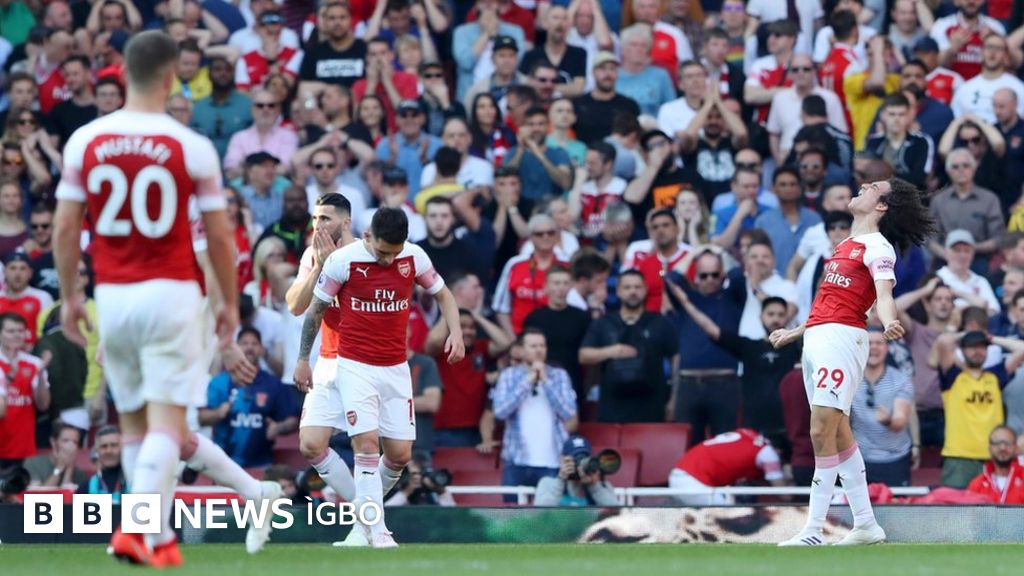 Arsenal vs Crystal Palace: Akụọla Arsenal isi aba okpu n'ụlọ ha - BBC ...