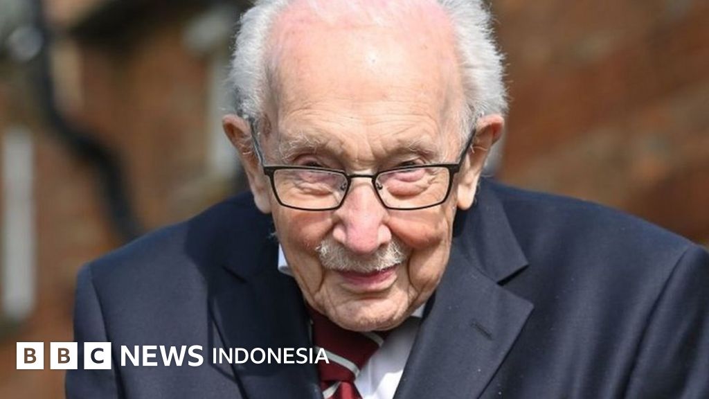 Kapten Sir Tom Moore, veteran 'inspirasi nasional' yang galang dana ...