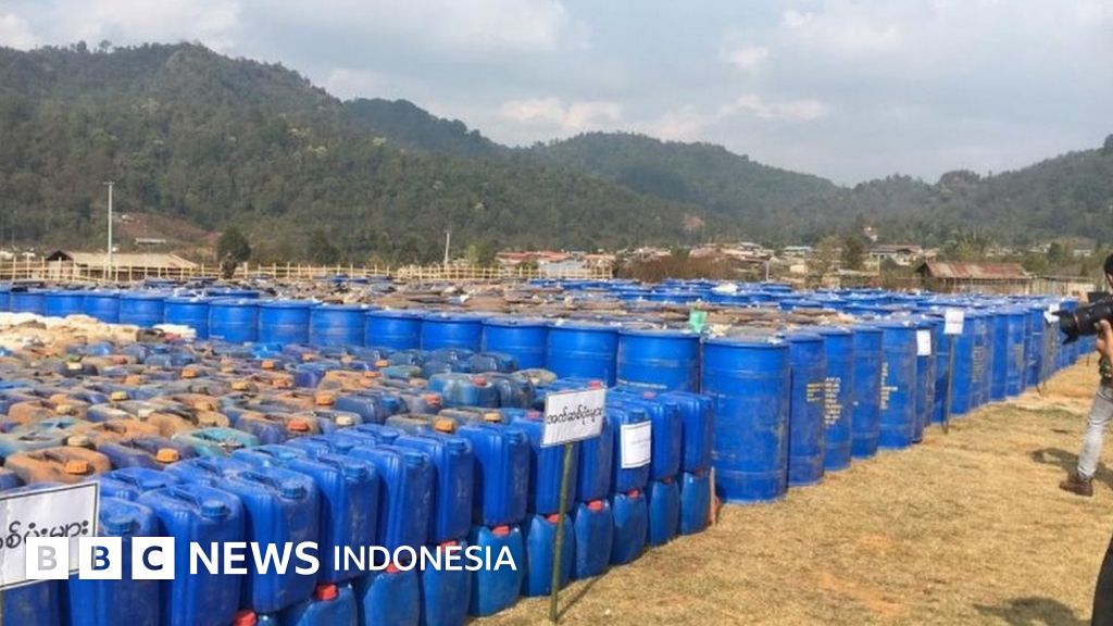 Polisi Myanmar lakukan penyitaan narkotika 'sangat besar' dan 'terbanyak' di Asia Tenggara - BBC ...