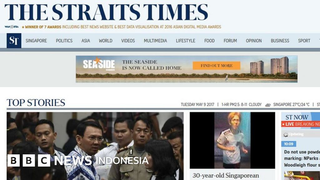 Vonis penjara Ahok lewat kaca mata media internasional - BBC News Indonesia