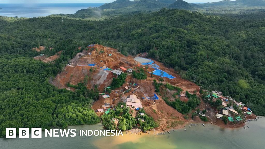 Tambang emas ilegal di Pulau Sangihe 'makin masif beroperasi' - ‘Air laut dulunya jernih ...