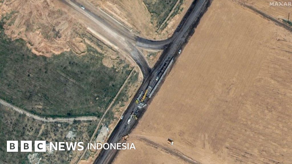 Perang Israel Gaza Foto Satelit Perlihatkan Konstruksi Di Perbatasan