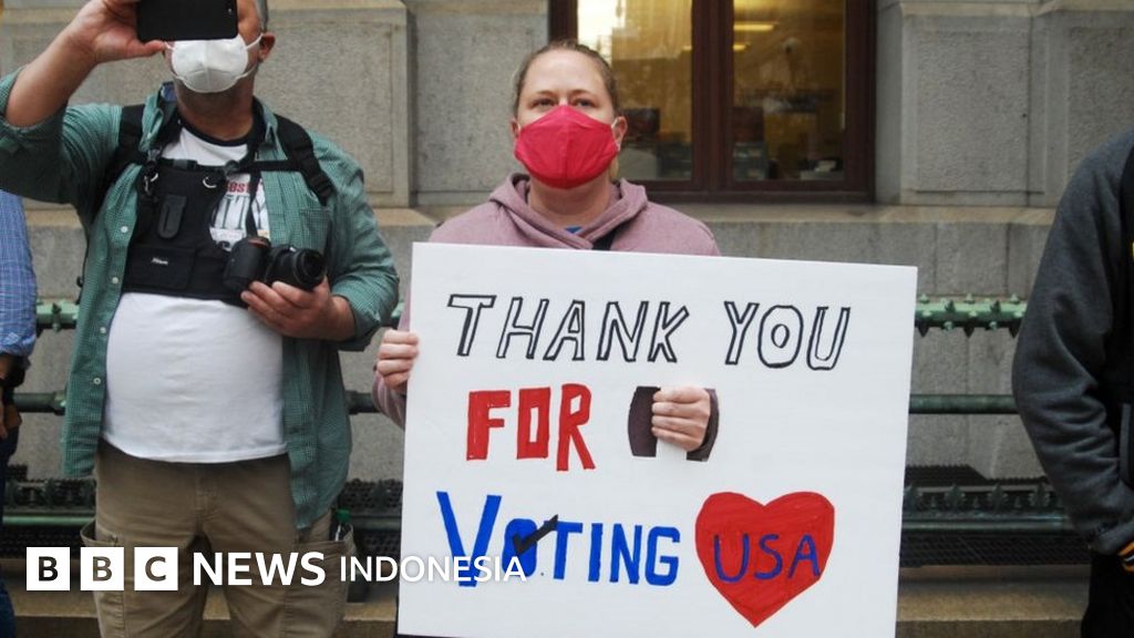 Pemilu Amerika: Semua TPS telah ditutup, jumlah pengguna suara menuju 'rekor partisipasi ...