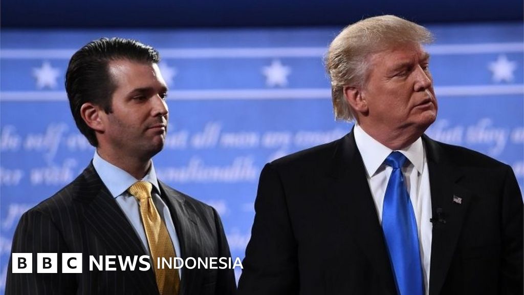 Trump Memberi Masukan Untuk Kesaksian Anaknya Bbc News Indonesia