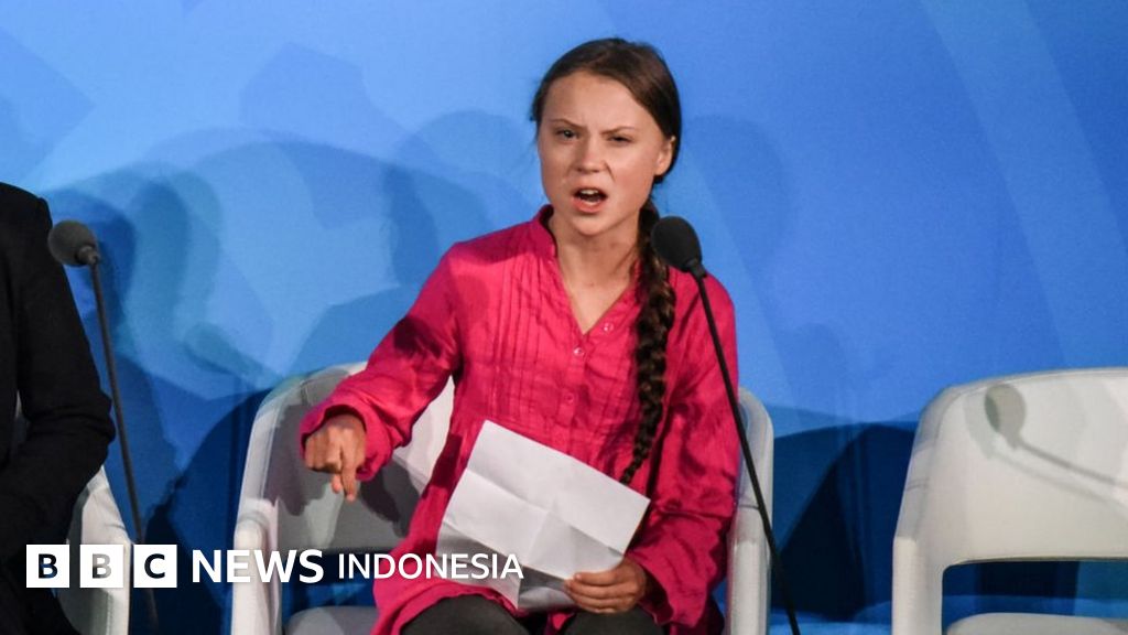 Greta Thunberg kepada para pemimpin dunia: 'Kalian telah mencuri impian dan masa kecil saya ...
