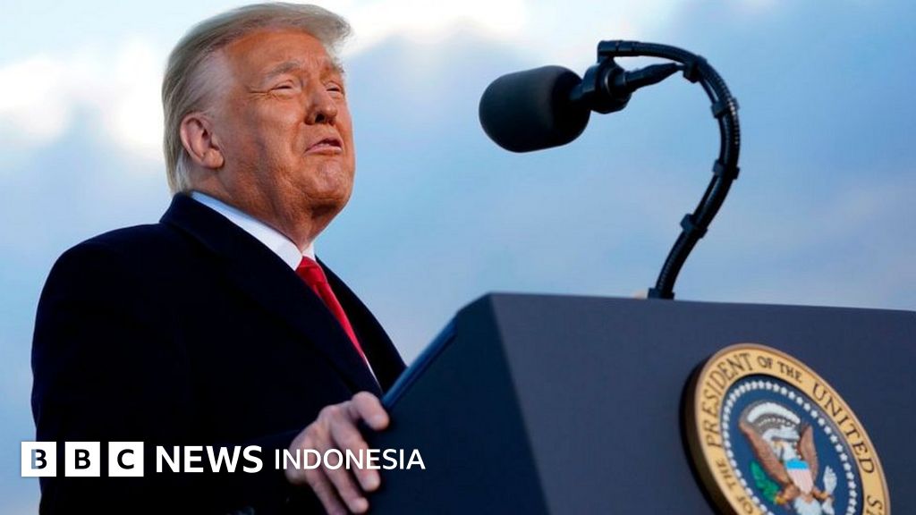 Trump klaim sejumlah pencapaian dalam pidato terakhirnya, benarkah? - BBC News Indonesia