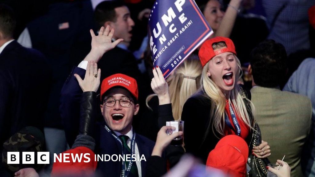 Donald Trump kalahkan Hillary Clinton menuju Gedung Putih - BBC News Indonesia