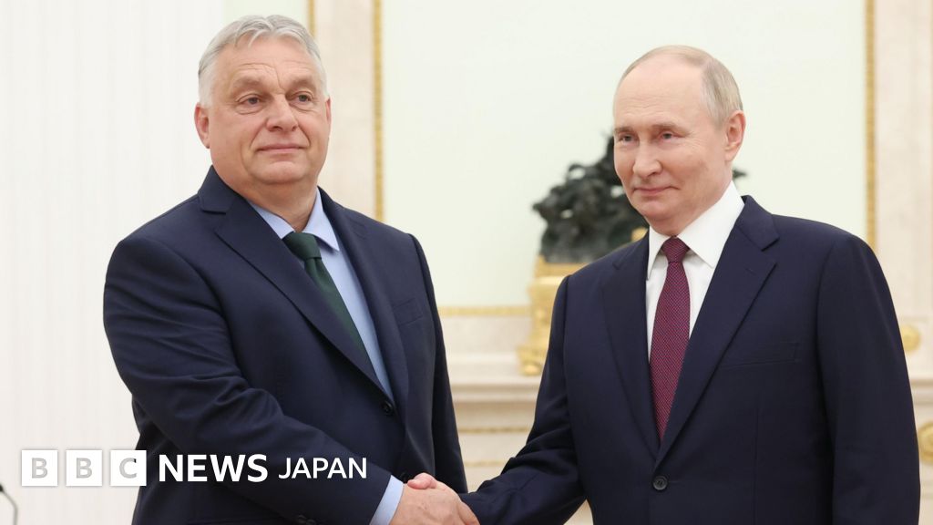 ロシアに友好的なハンガリー首相、モスクワでプーチン氏と会談 - BBCニュース