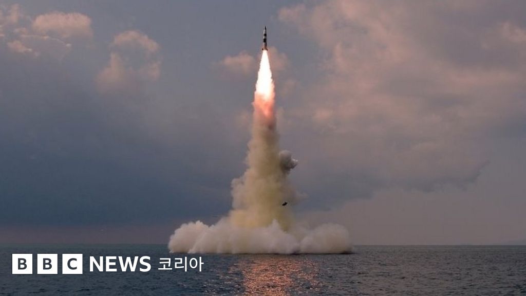 북한 '신형 잠수함발사탄도탄' 이전과 뭐가 달라졌나 - BBC News 코리아
