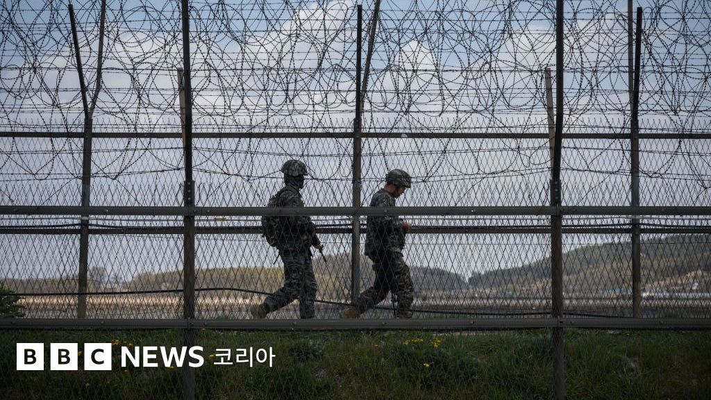DMZ: 국기 게양기부터 콘트리트 장벽까지...비무장지대에 등장했던 것들 - BBC News 코리아