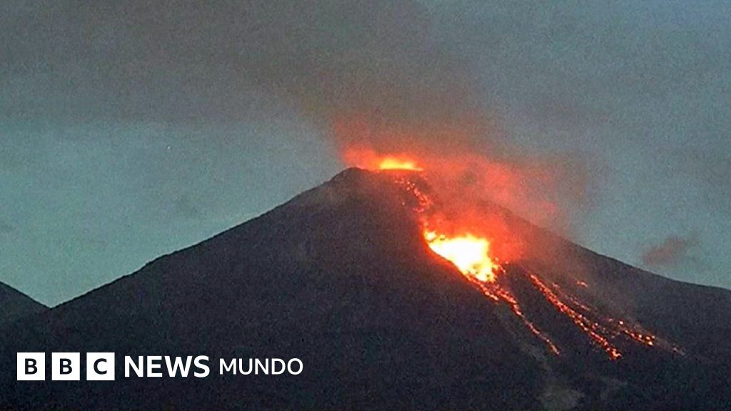 La dramática erupción del volcán Colima de México resumida en 60 ...