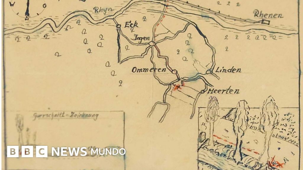 The World War II map that sparked the frantic search for a Nazi ...