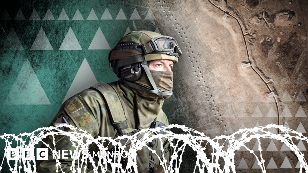 "Dragon's teeth" and anti-tank trenches: the satellite images that ...