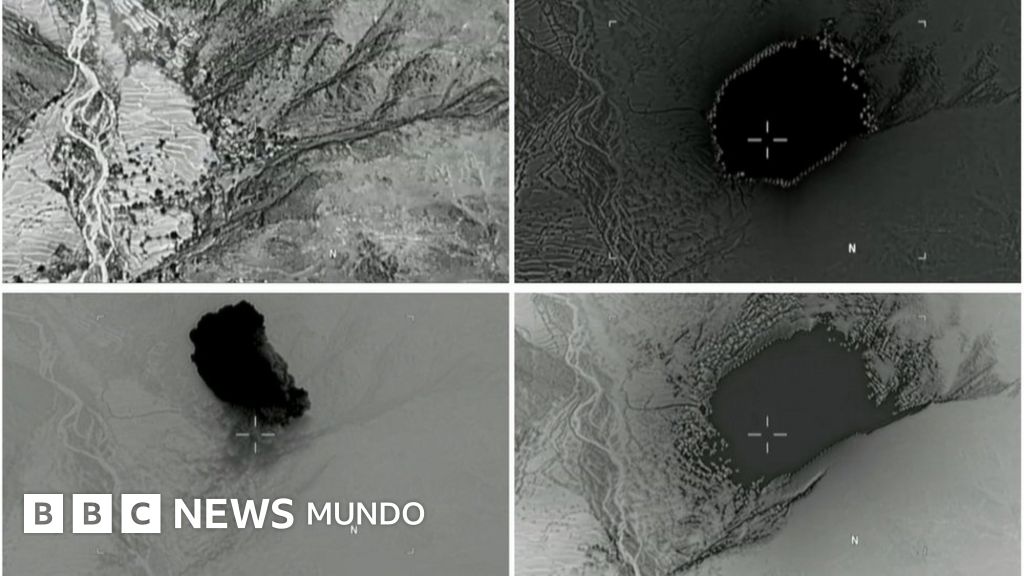 Así se vio desde el aire la explosión de la GBU-43/B, "la madre de ...