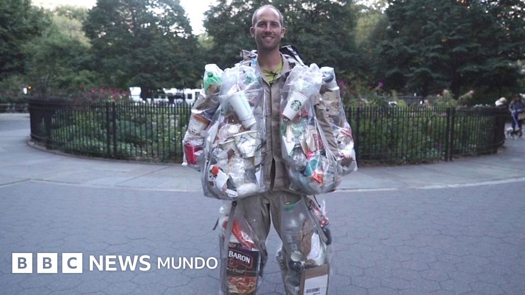 El activista medioambiental que cargó su propia basura durante 30 días ...