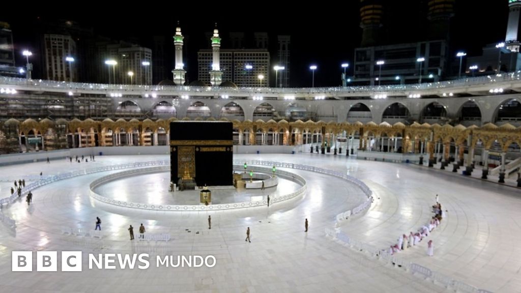 Coronavirus | La impresionante imagen de la Gran Mezquita de La Meca ...