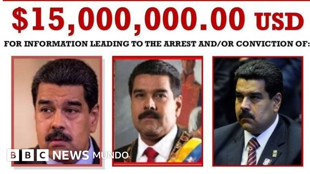EE.UU. acusa a Nicolás Maduro de narcotráfico y ofrece una recompensa ...