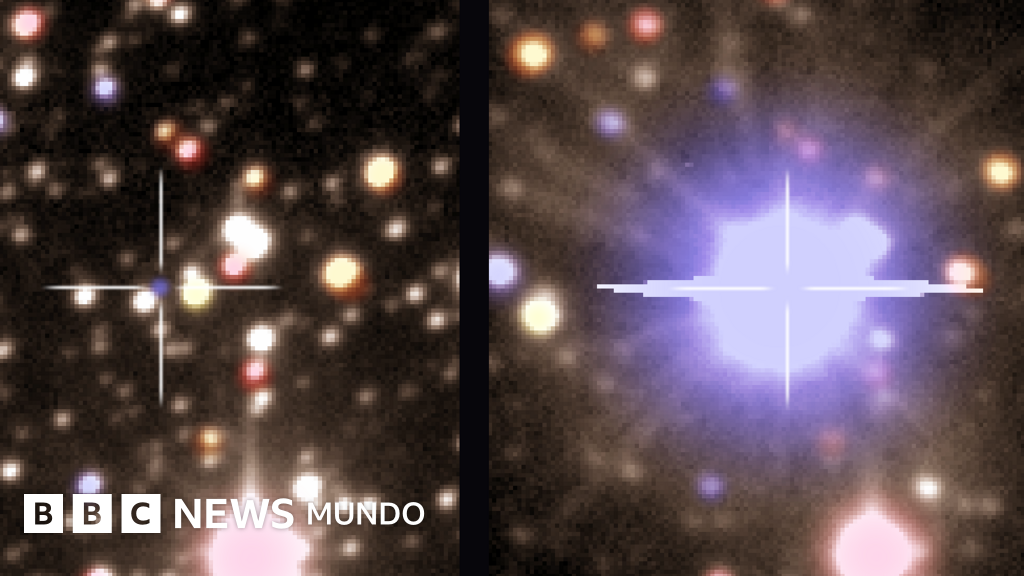 La afortunada foto que revela el extraordinario momento en que estalla ...