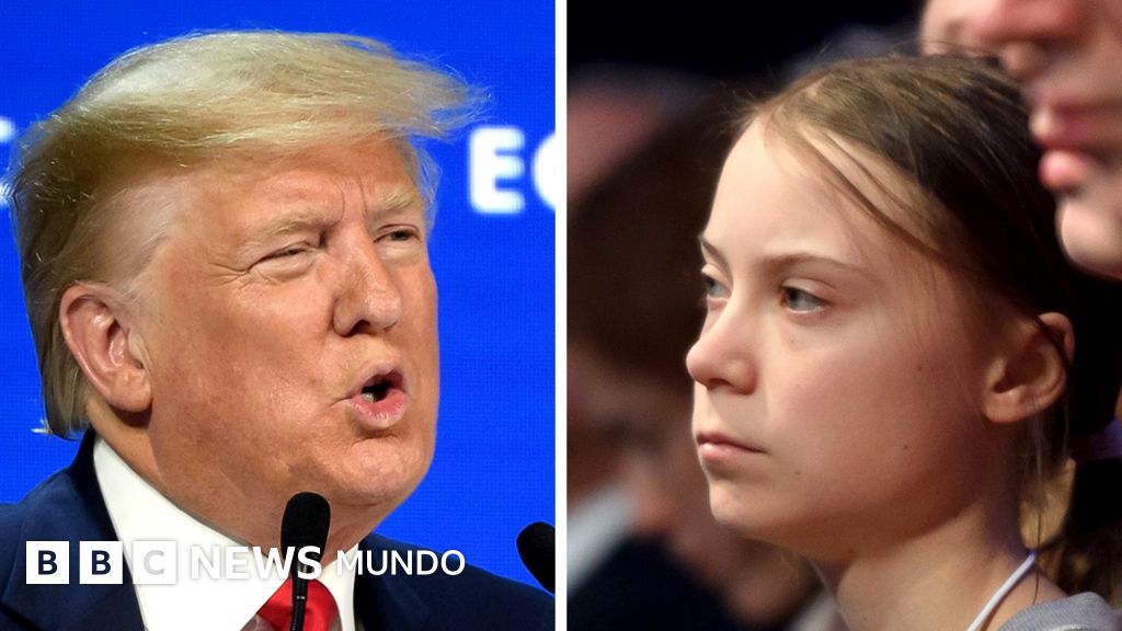 Davos: Trump carga contra los "profetas de la fatalidad" frente a la atenta mirada de Greta ...