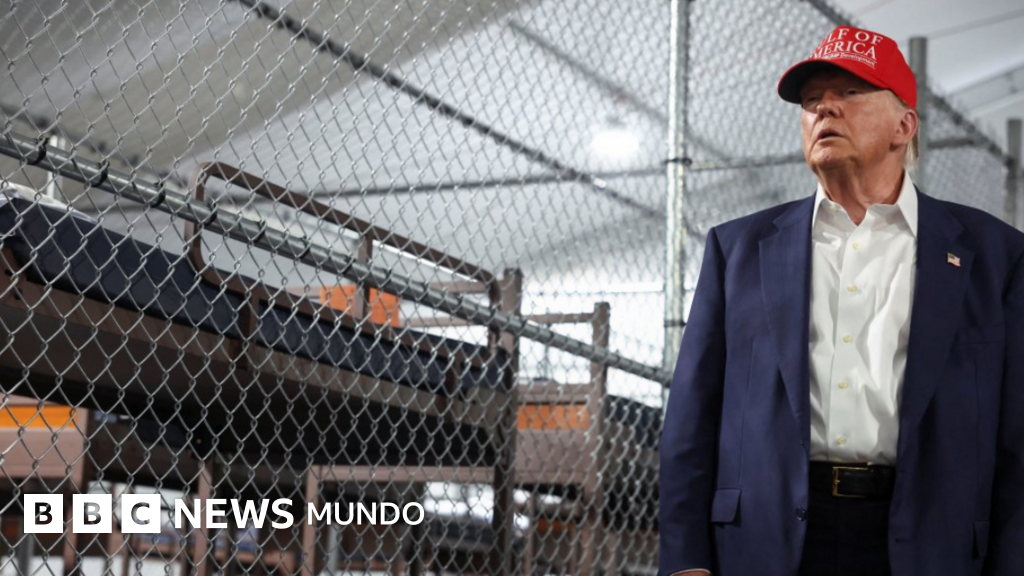 "Vamos a enseñarles cómo huir de un caimán si se escapan": Trump visita ...