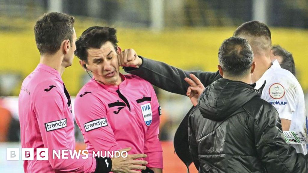 El brutal ataque contra un árbitro por el que detuvieron al presidente ...