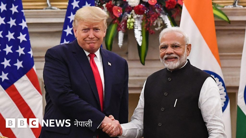 ट्रम्प-मोदी भेटवार्ता: व्यापार, आयात शुल्क र H-1B भिसाबारे कुराकानी हुने - BBC News नेपाली
