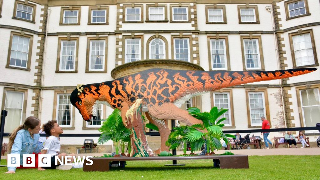 Sewerby Hall dinosaur display saved from extinction - for now - BBC News