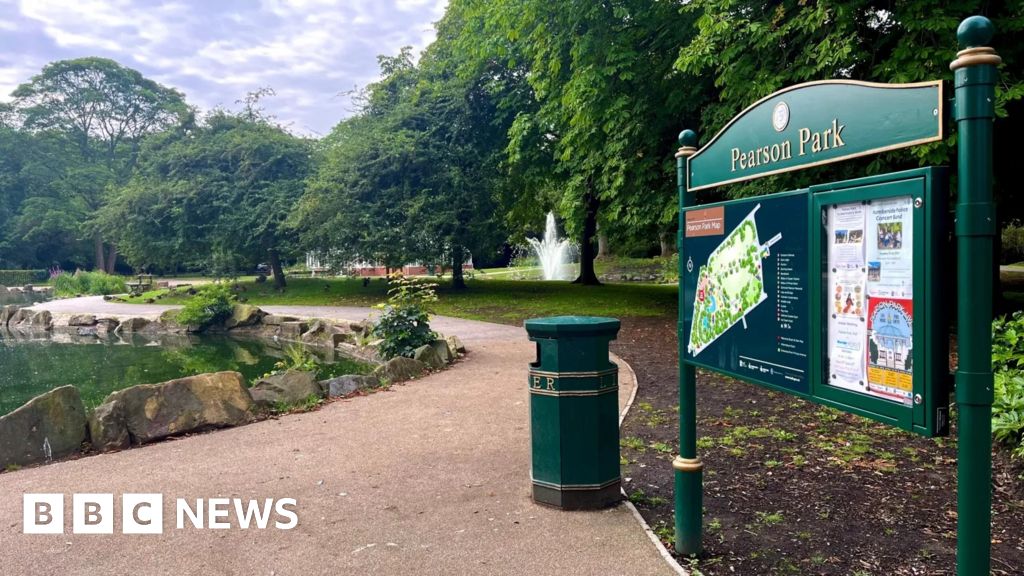 Pearson Park paths improved to make site 'accessible to all' - BBC News