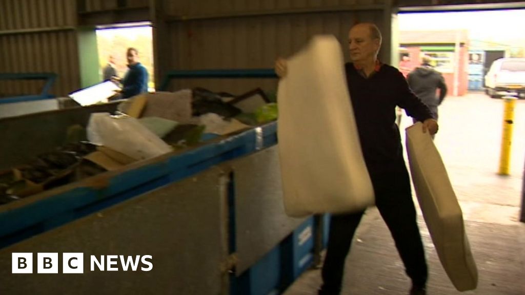 Charges introduced to dump DIY waste at Northumberland tips - BBC News