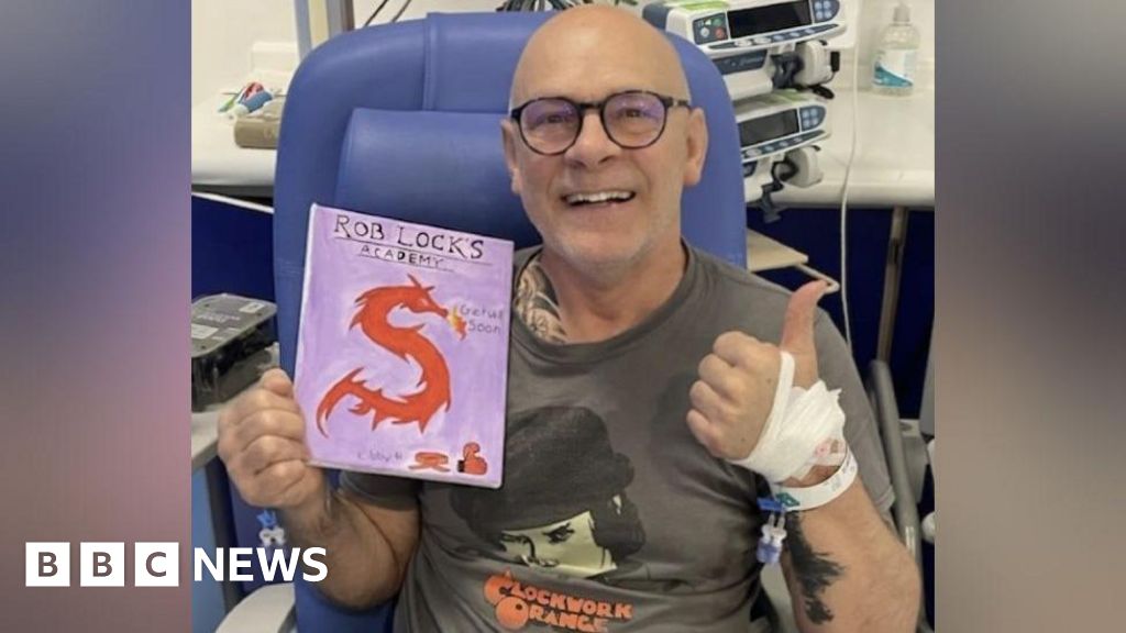 Defibrillator installed at Rob Locks Academy after owner's heart scare