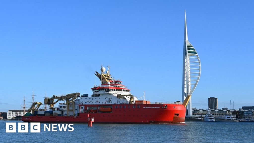 RSS Sir David Attenborough stops off in Portsmouth