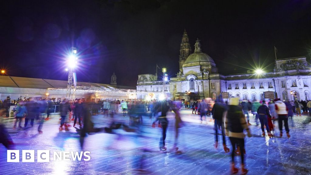 Cardiff and Swansea Christmas ice skating walks to stay shut - BBC News