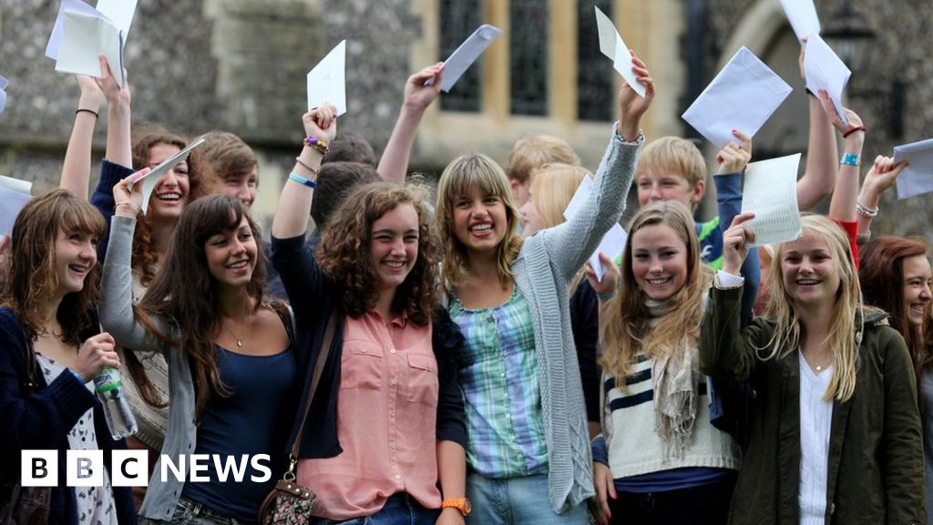 Things you will definitely see on A-level results day - BBC News