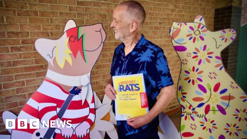 Mick Ronson: Hull rat sculpture trail themes announced - BBC News