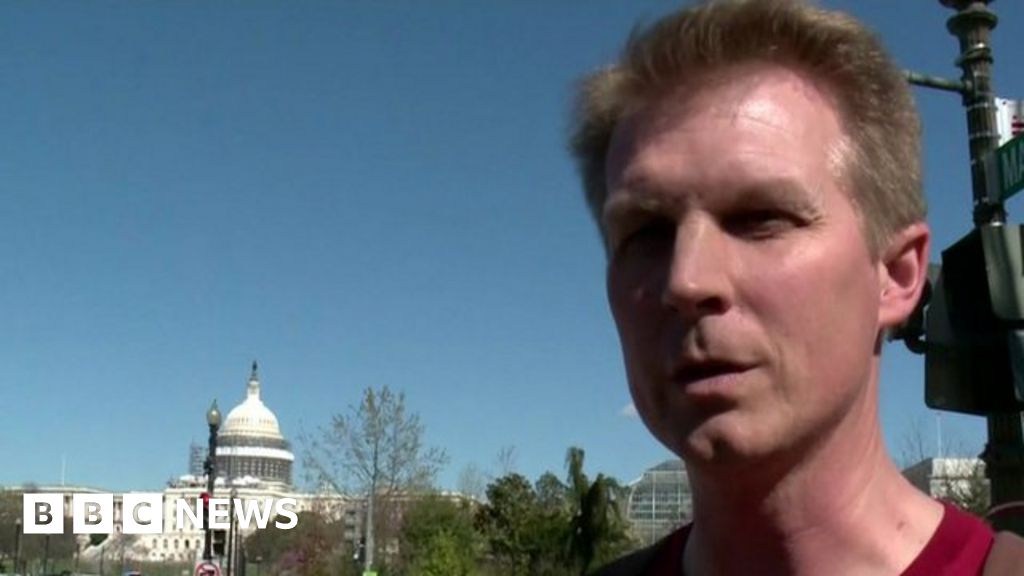 US Capitol shooting: 'They told us to hit the floor so we did' - BBC News