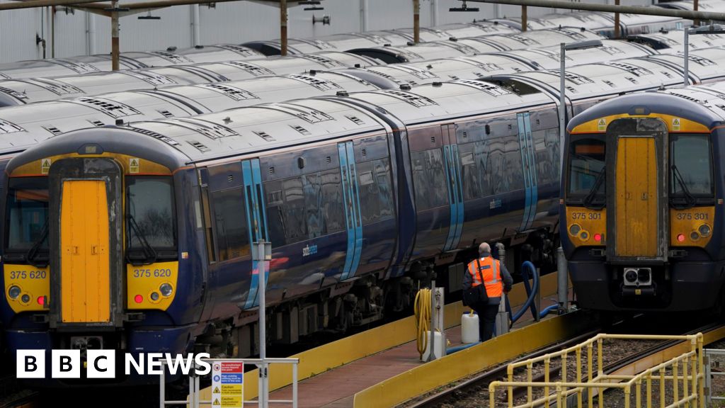 Mass train cancellations in Kent due to rail strikes - BBC News
