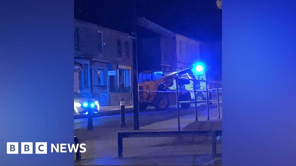 Ram-raid thieves use JCB to steal Longridge Co-op cash machine