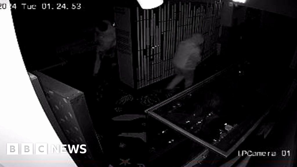 Ely Museum Bronze Age jewellery theft caught on CCTV