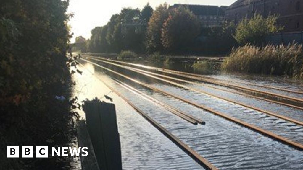 Rail services in South Yorkshire affected by heavy rain