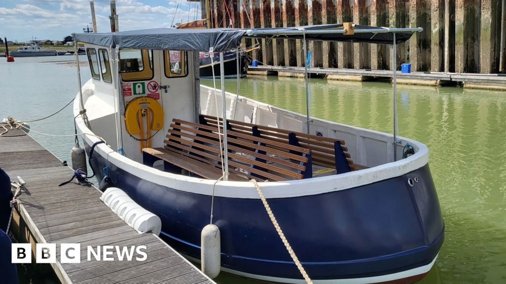 Brightlingsea 'innovative' electric ferry launches on River Colne - BBC ...
