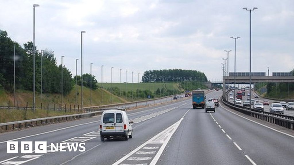 Trafficking arrests after girl hurt in M11 crash - BBC News